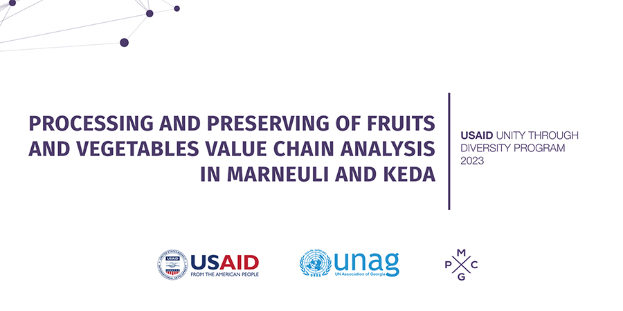 Processing and Preserving of Fruits and Vegetables Value Chain Analysis ...